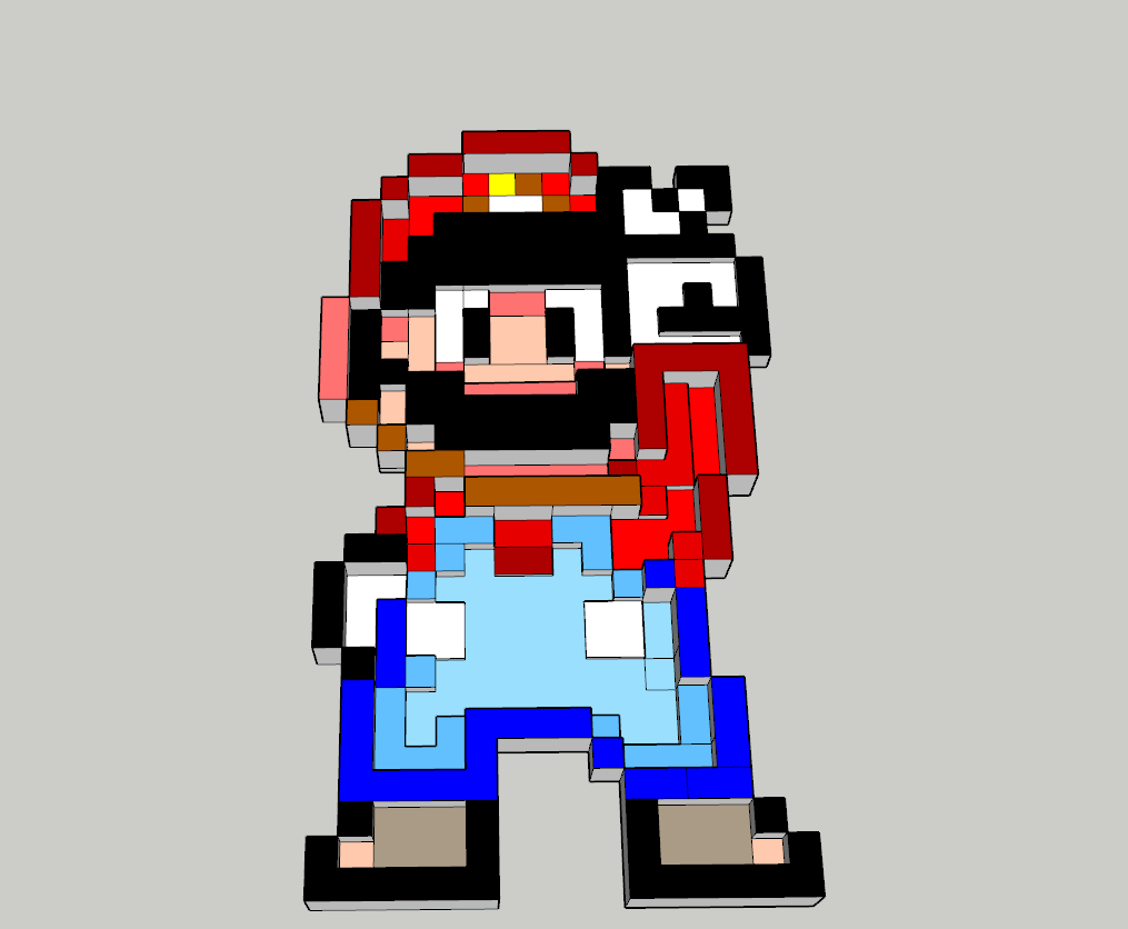 16 Bit Mario Characters